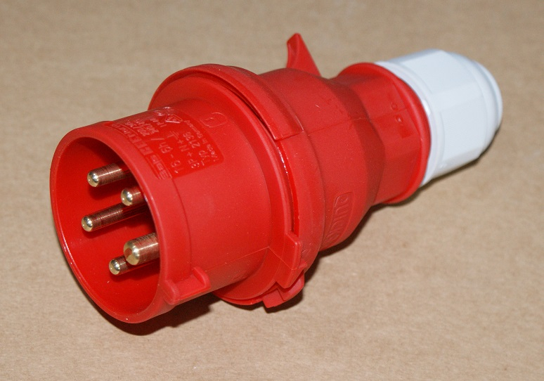 Mosel-Elektro|Bals 2136 CEE Stecker 5x16A Multi-Grip rot ...