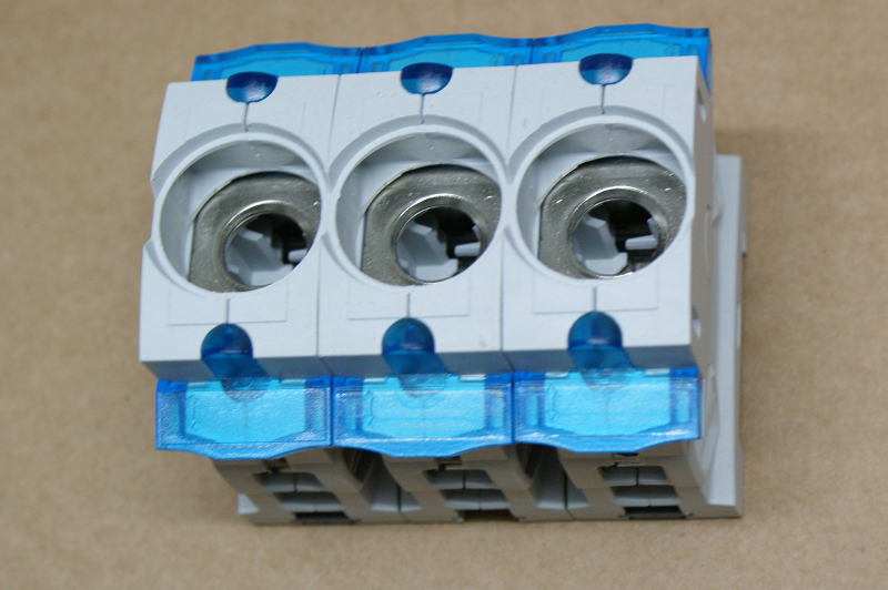 Mosel-Elektro|Neozedelement 3x16A D01 Doppelfunktionsklemmen ...