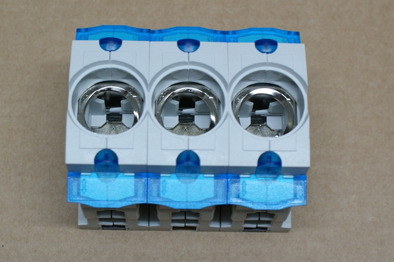 Mosel-Elektro|Neozedelement 3x63A D02 Doppelfunktionsklemmen ...